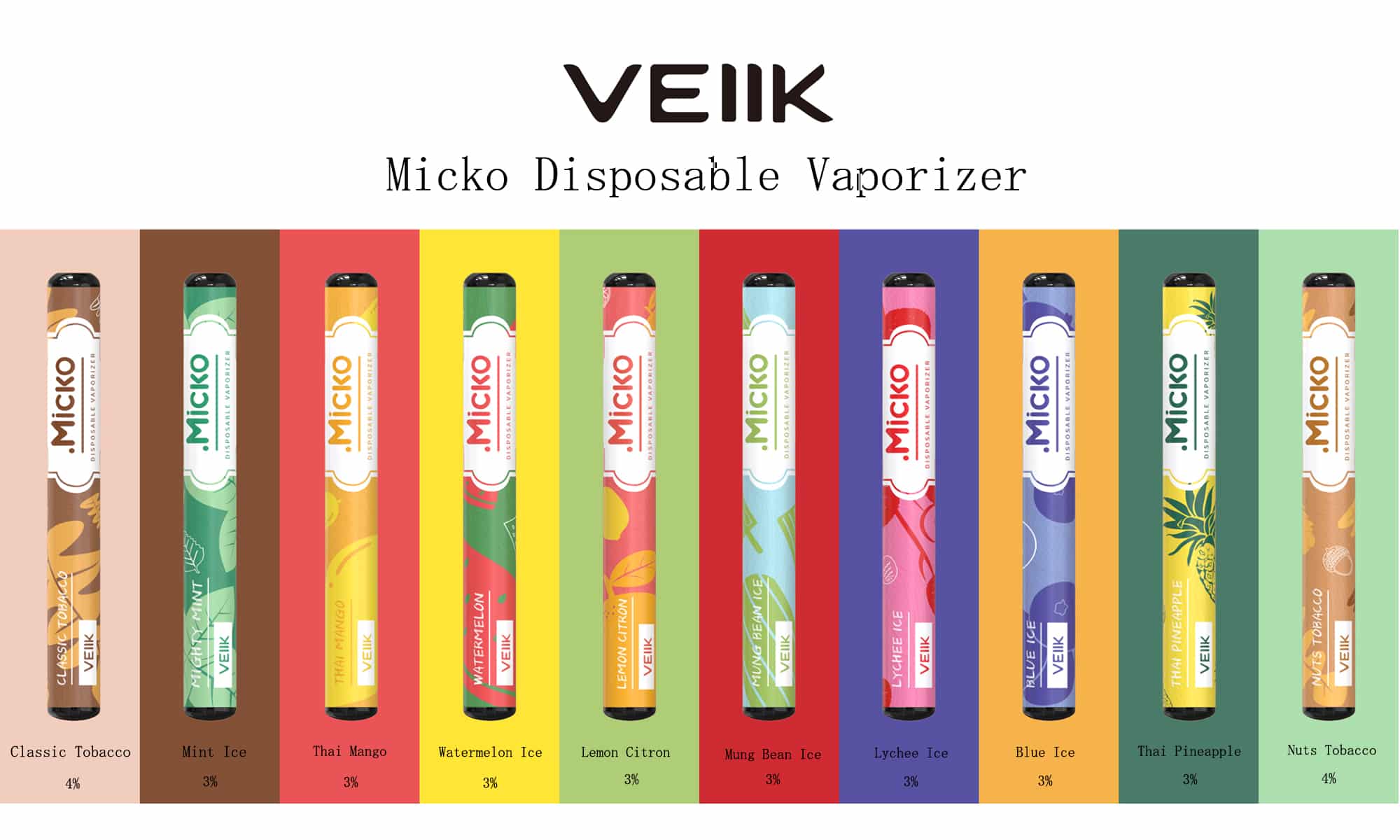 Micko Disposable Vaporizer | 360 To Vape | VEIIK | Dubai | Abu Dhabi