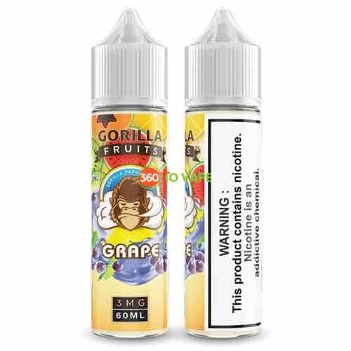 Gorilla Custard Grape | 360 To Vape | Best e-liquid supplier Dubai UAE