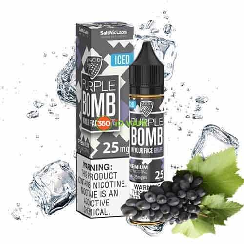 VGOD ICED Purple Bomb SaltNic | 360 To Vape Dubai Abu Dhabi Nic Salt
