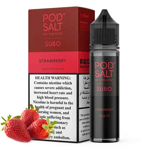 POD SALT - STRAWBERRY | 360 To Vape | Pod Salt Sharjah